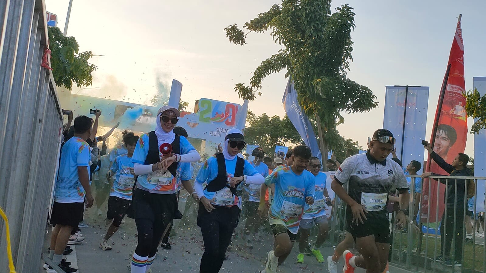 Heritage Color Fun Run 2025 Rest Area KM 260 Banjaratma Brebes Diikuti ...
