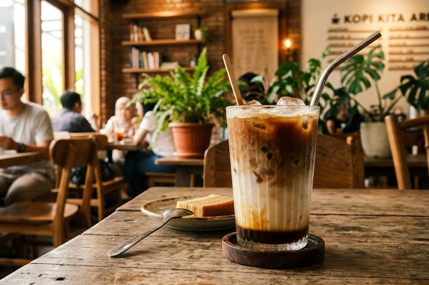 Wajib Coba! Daftar Coffee Shop dengan Kopi Susu Gula Aren di Tegal Terbaik