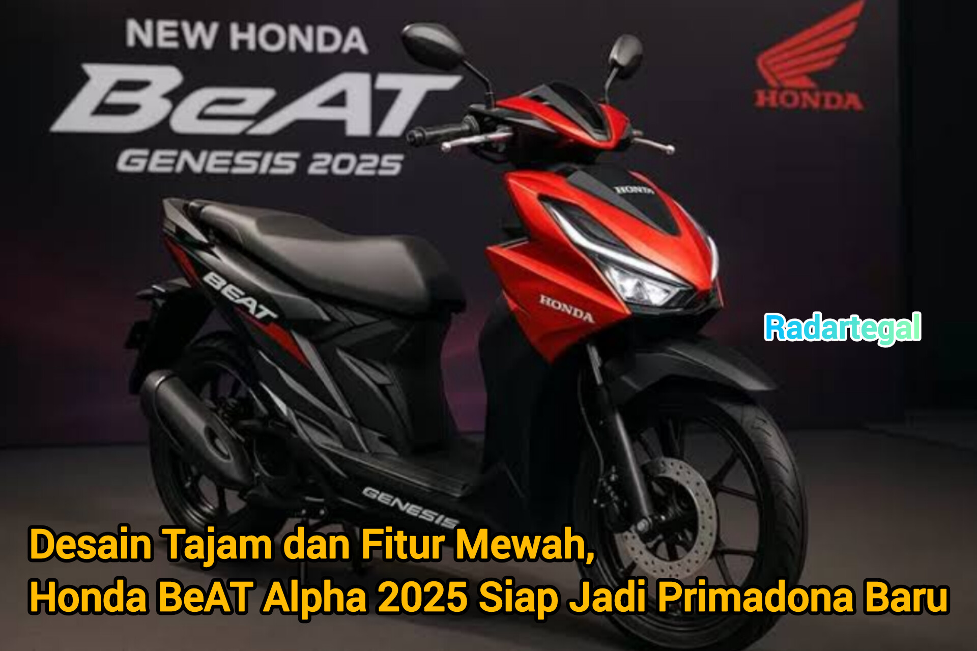 Desain Tajam dengan Fitur Mewah, Honda BeAT Alpha 2025 Siap Jadi ...